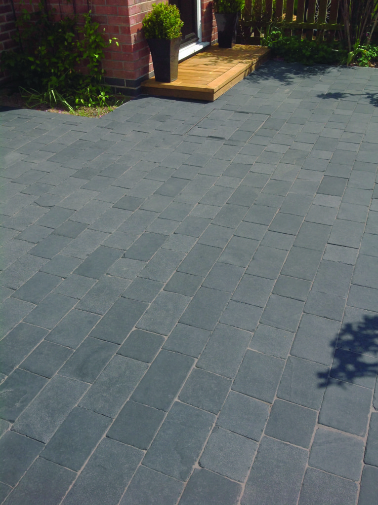 Black Limestone Block Pavers – Paving Stones Direct Canada